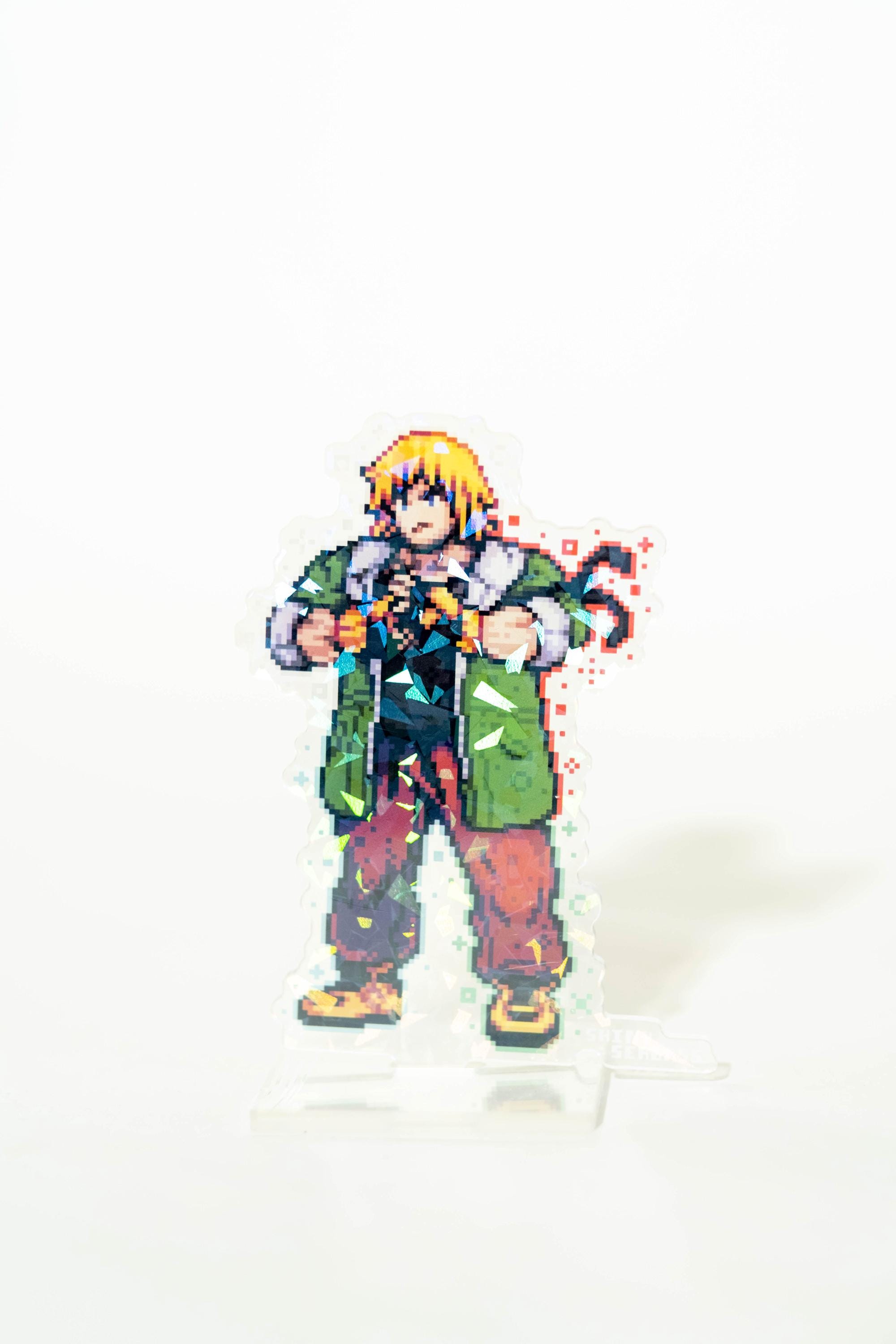 Street Fighter Pixel Art Art Acrylic Standees | Ken Ryu Cammy Chun Li ...