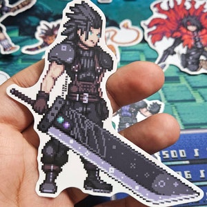 Final Fantasy VII Remake Pixel Art Stickers | Cloud Strife, Sephiroth ...