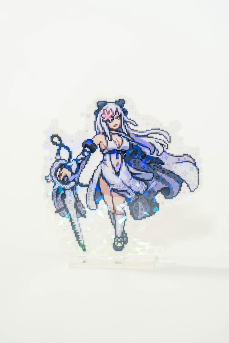 Nier Automata Replicant Pixel Art Acrylic Standees Pixel Art | Double ...