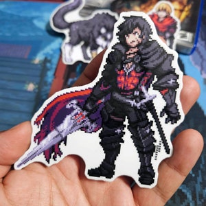 Final Fantasy 16 Pixel Art Stickers Clive Rosfield Jill Warrick Joshua ...