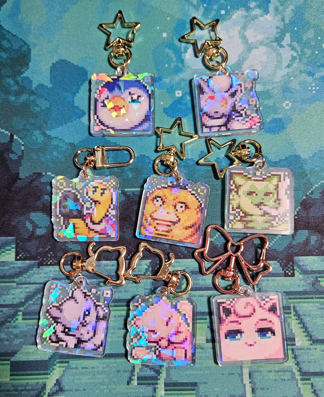 Pokemon Emotes Mew Mewtwo Jigglypuff Psyduck Shuckle Piplup Sprigatito ...