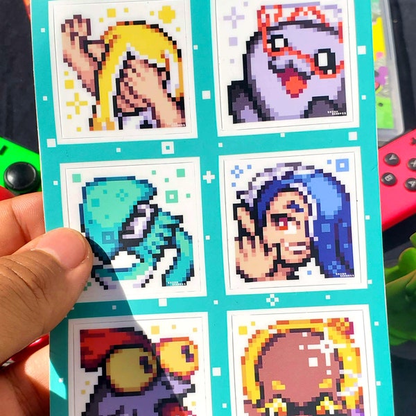 Splatoon Inkling Stickers - Etsy