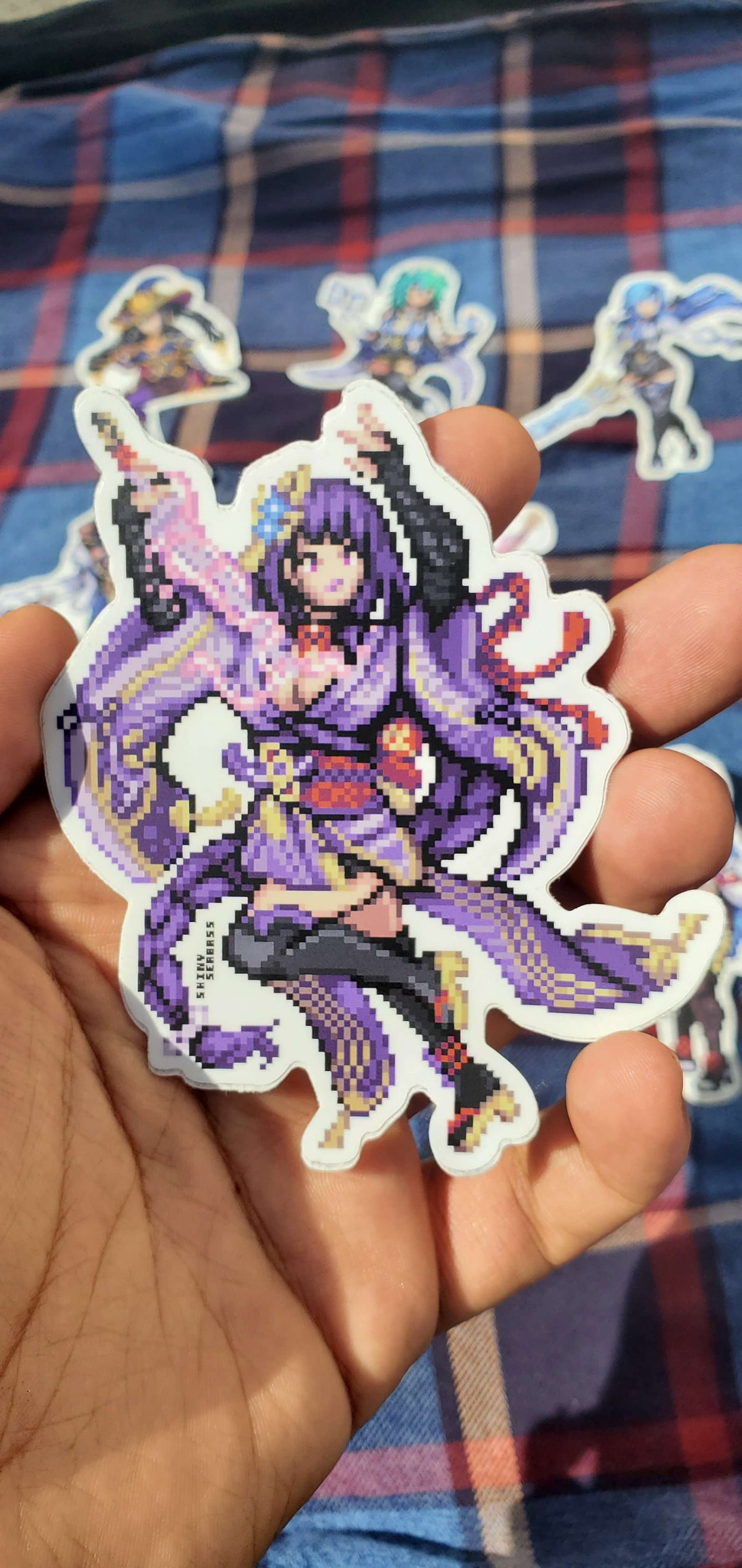 Genshin Impact Pixel Stickers Premium Matte Vinyl Venti - Etsy