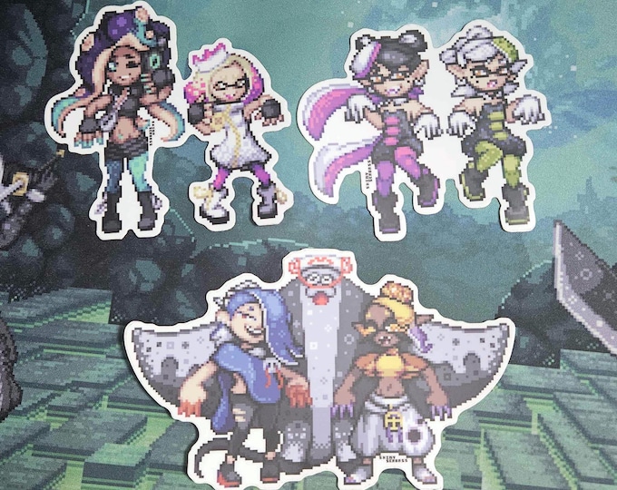 Inkling/octoling Splatoon Decal - Etsy