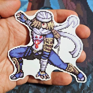The Legend of Zelda Pixel Art Stickers premium Matte Vinyl Tears of the ...