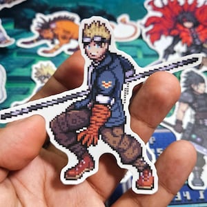 Final Fantasy VII Remake Pixel Art Stickers | Cloud Strife, Sephiroth ...