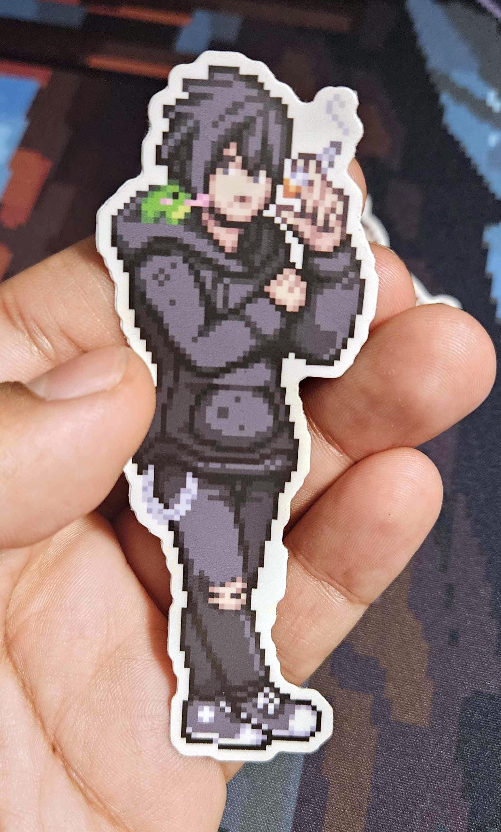Stardew Valley Sebastian Abigail Pixel Art Stickers | Premium Matte ...