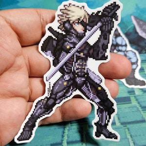 Solid Snake and Raiden Metal Gear Solid Rising Revengence Pixel Art ...