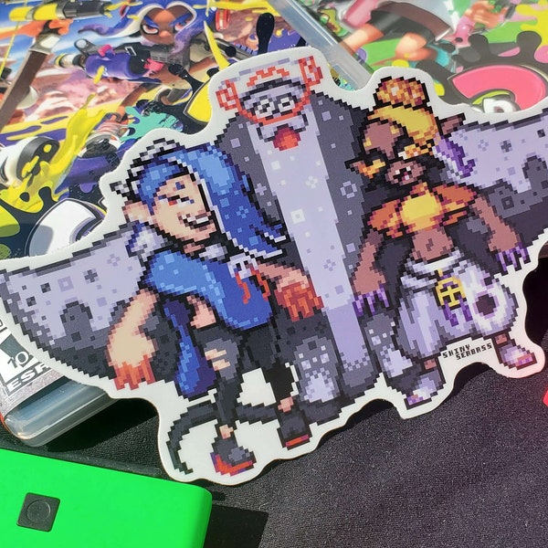 Splatoon Deep Cut Sticker - Etsy