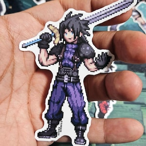 Final Fantasy VII Remake Pixel Art Stickers | Cloud Strife, Sephiroth ...