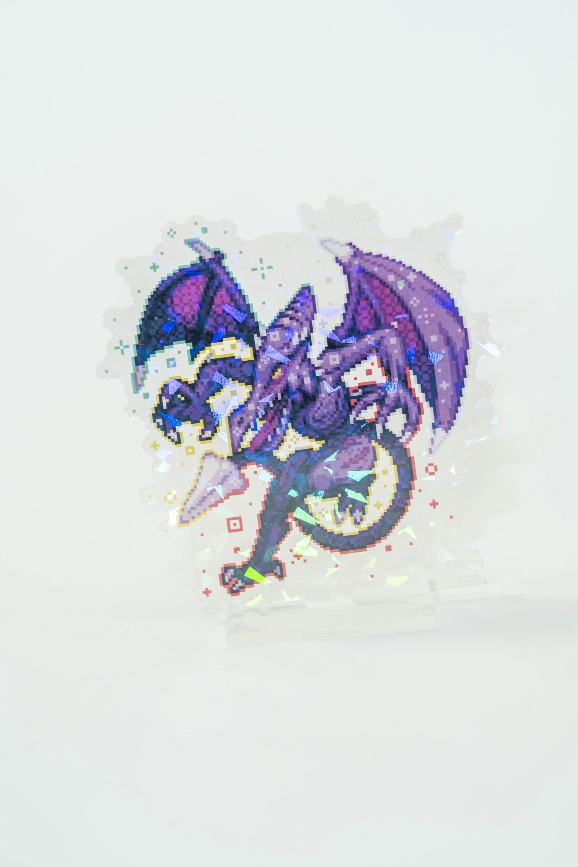 Metroid Prime Acrylic Standees Pixel Art | Double Sided Cracked ...