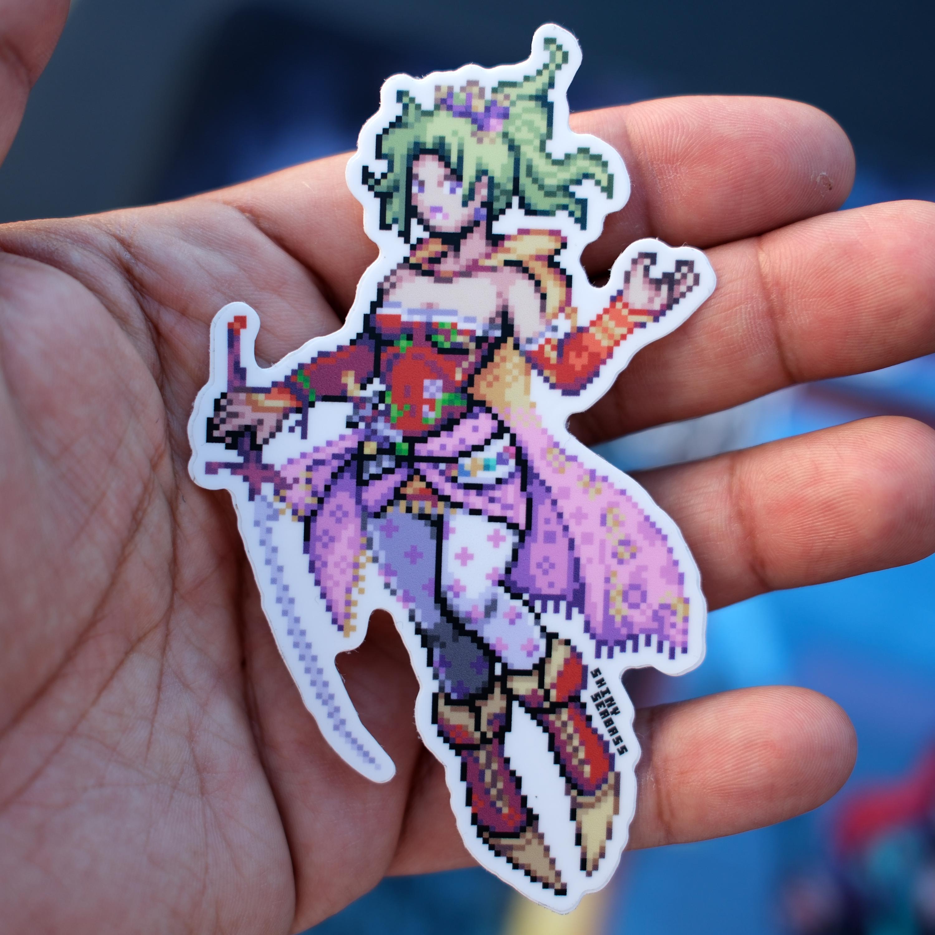 Final Fantasy Dragon Quest Pixel Art Stickers | Noctis Squall Leonhart ...