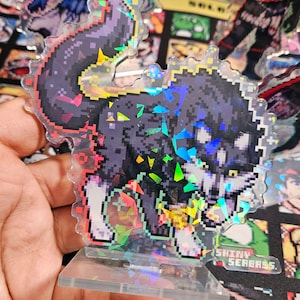 Final Fantasy 16 Pixel Art Acrylic Standees Clive Rosfield Jill Warrick ...