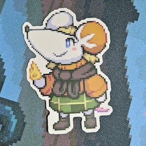 Resident Evil Pixel Art Stickers | Vinyl Stickers | Leon S Kennedy Ada ...