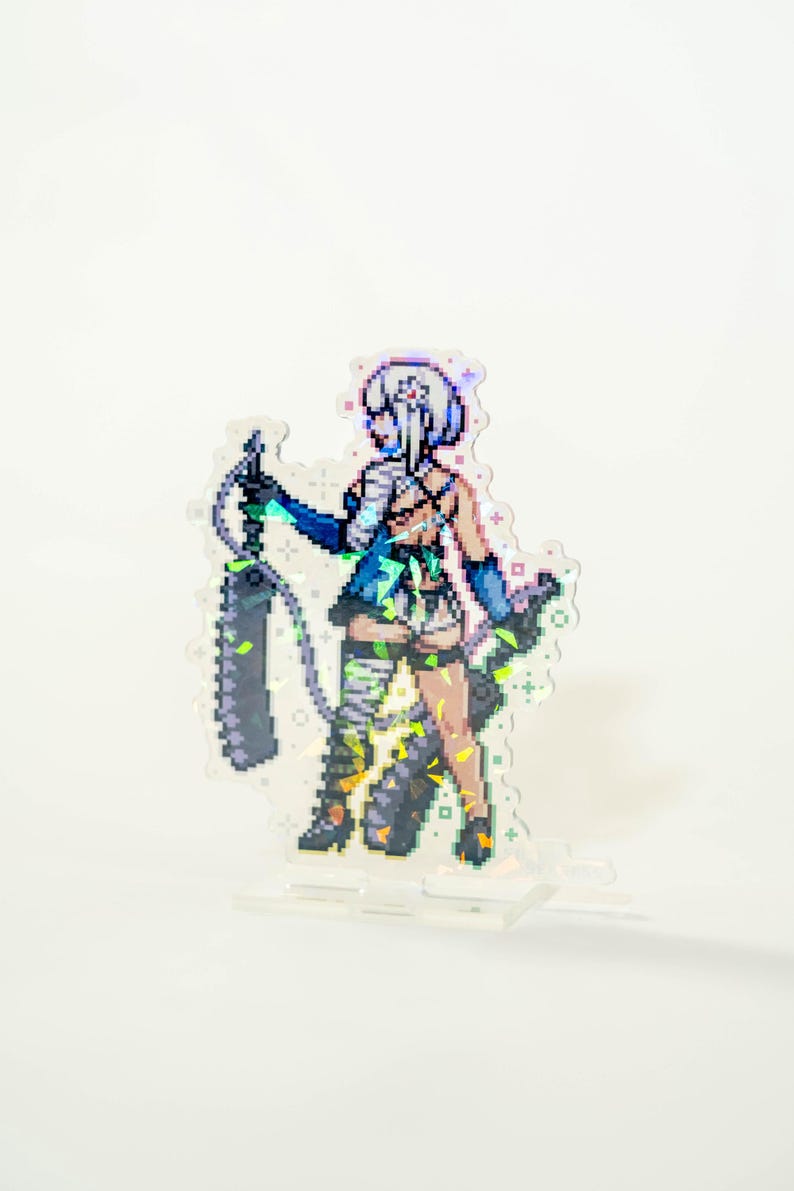 Nier Automata Replicant Pixel Art Acrylic Standees Pixel Art | Double ...