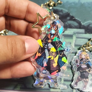 Legend of Zelda Acrylic Charms Pixel Art double Sided Cracked ...