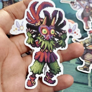 The Legend of Zelda Pixel Art Stickers premium Matte Vinyl Tears of the ...