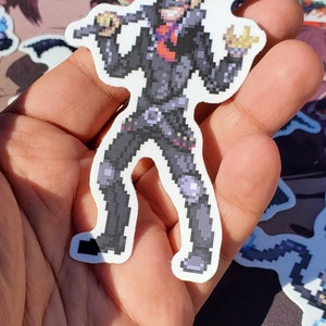 Persona 5 Pixel Art Stickers| Premium Matte Vinyl Stickers| Joker ...