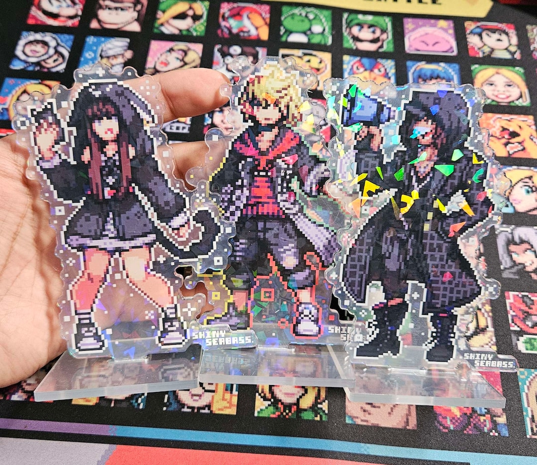 Neo TWEWY Pixel Art Acrylic Standees Rindo, Sho Minamimoto Shoka Double ...