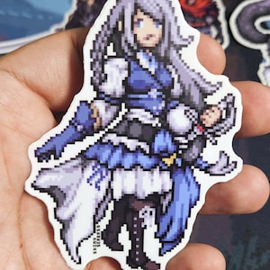 Final Fantasy 16 Pixel Art Stickers | Clive Rosfield Jill Warrick ...