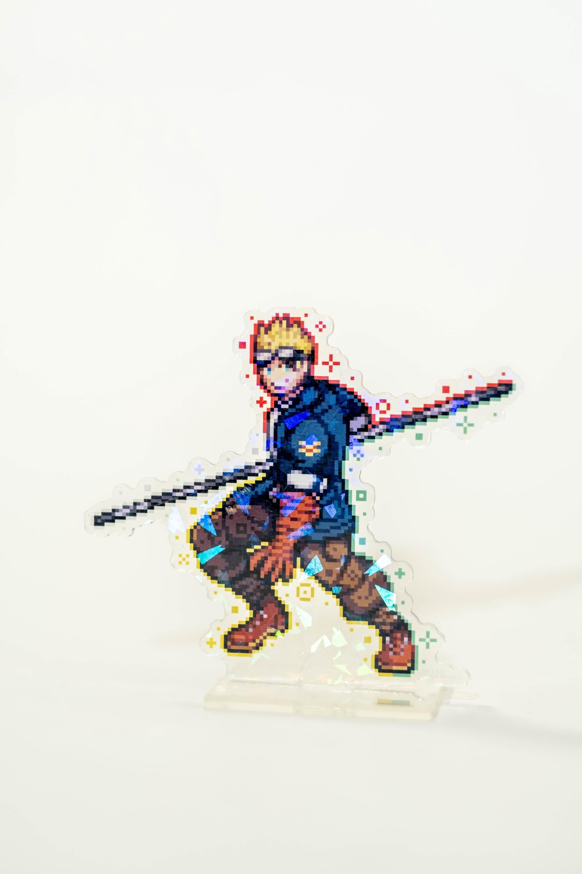 Final Fantasy VII Remake Pixel Art Acrylic Standees| Cloud Strife ...