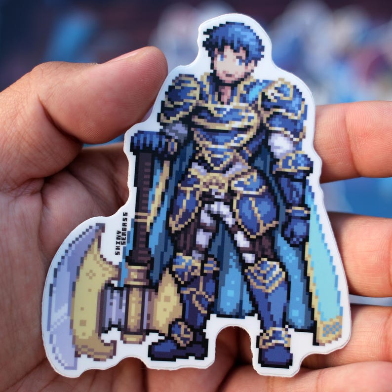 Fire Emblem Roy Byleth Corrin Ike Marth Hector Lyn Lyndis Pixel Art ...
