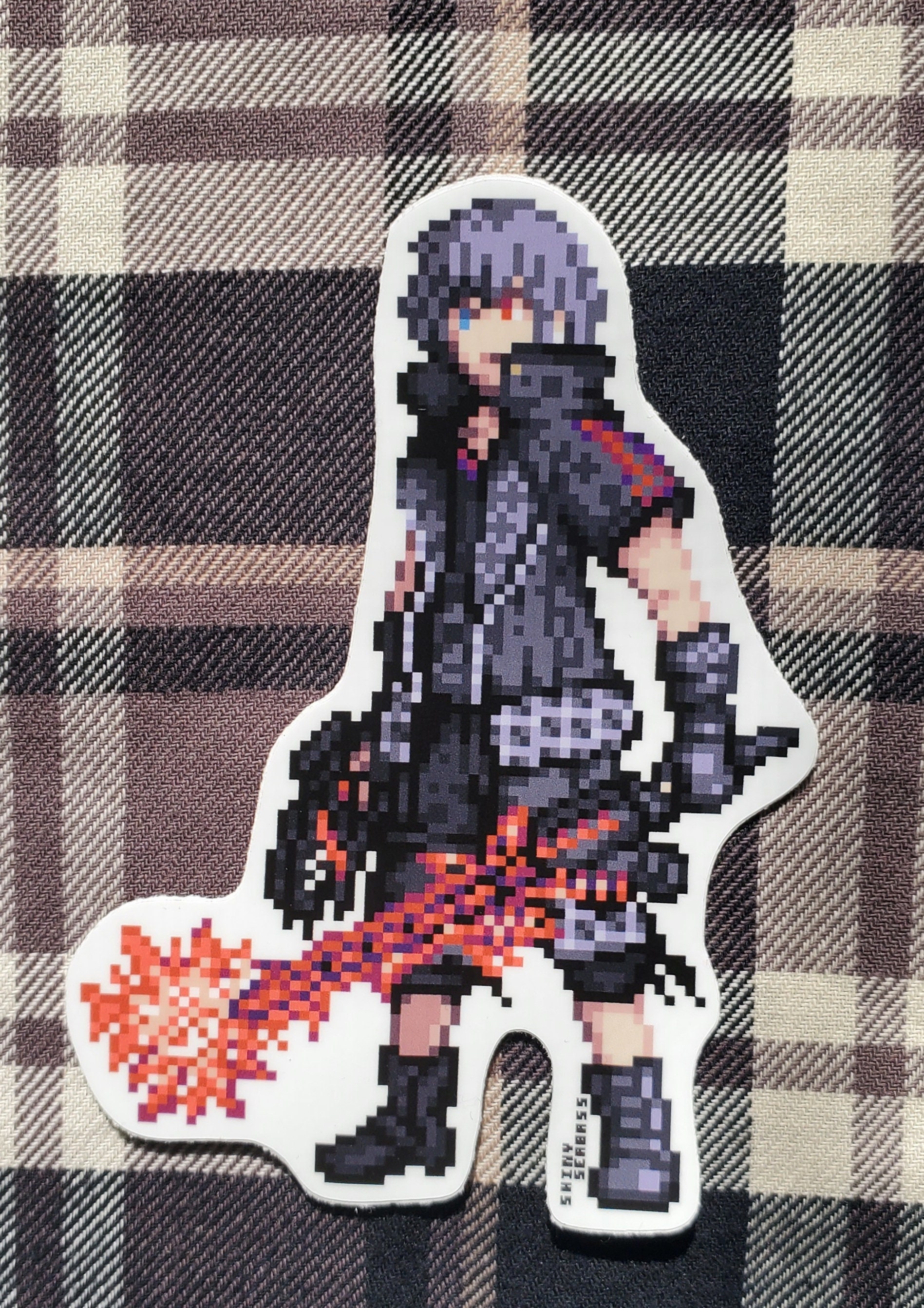 Yozora Pixel Art Sticker Premium Matte Vinyl Stickers - Etsy