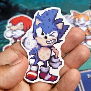 Sonic the Hedgehog Knuckles Echidna Miles Tails Prower Pixel Art ...