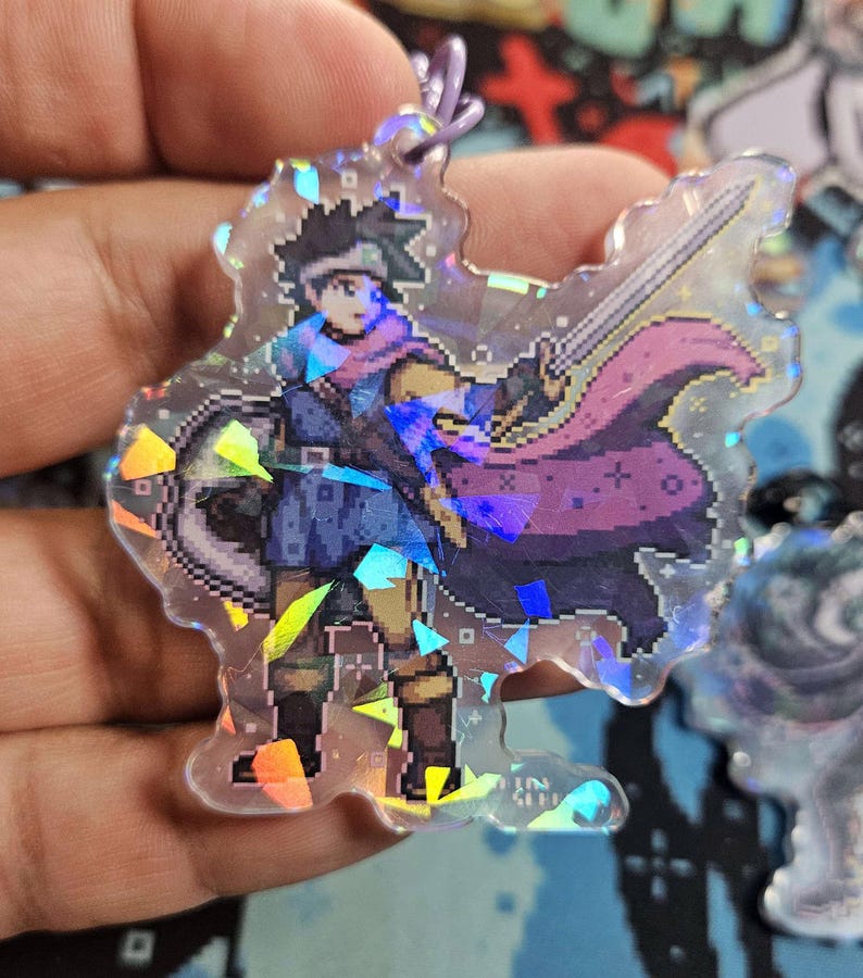 Super Smash Brothers Ultimate Pixel Art Acrylic Charm| Nintendo Kirby ...