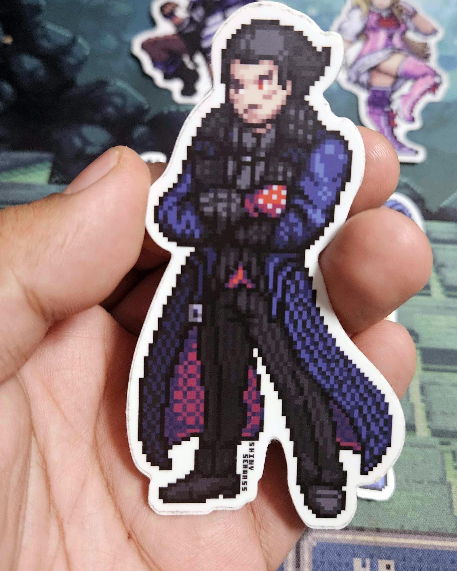 Tekken 8 Reina Lili Jin Kazama King Kazuya Mishima Pixel Art Stickers ...