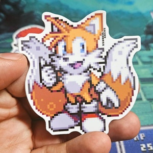 Sonic the Hedgehog Knuckles Echidna Miles Tails Prower Pixel Art ...