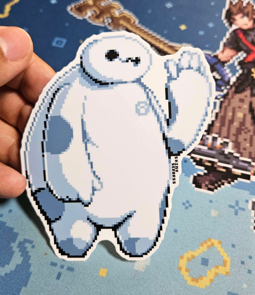 Baymax Pixel Art Stickers Disney Big Hero 6 Premium Matte Vinyl Stickers - Etsy