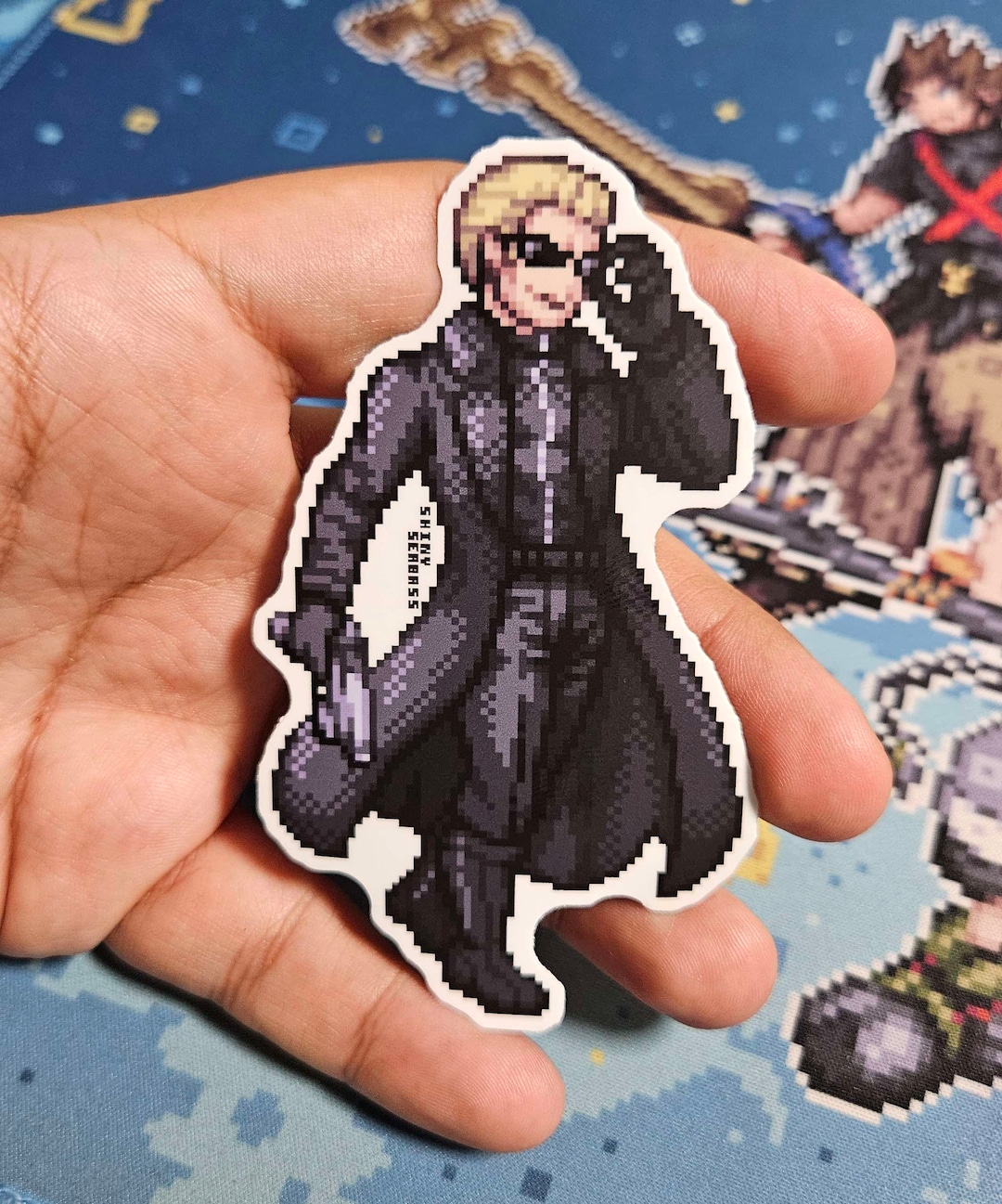 Albert Wesker Pixel Art Stickers Resident Evil 5 Capcom RE5 - Etsy Canada