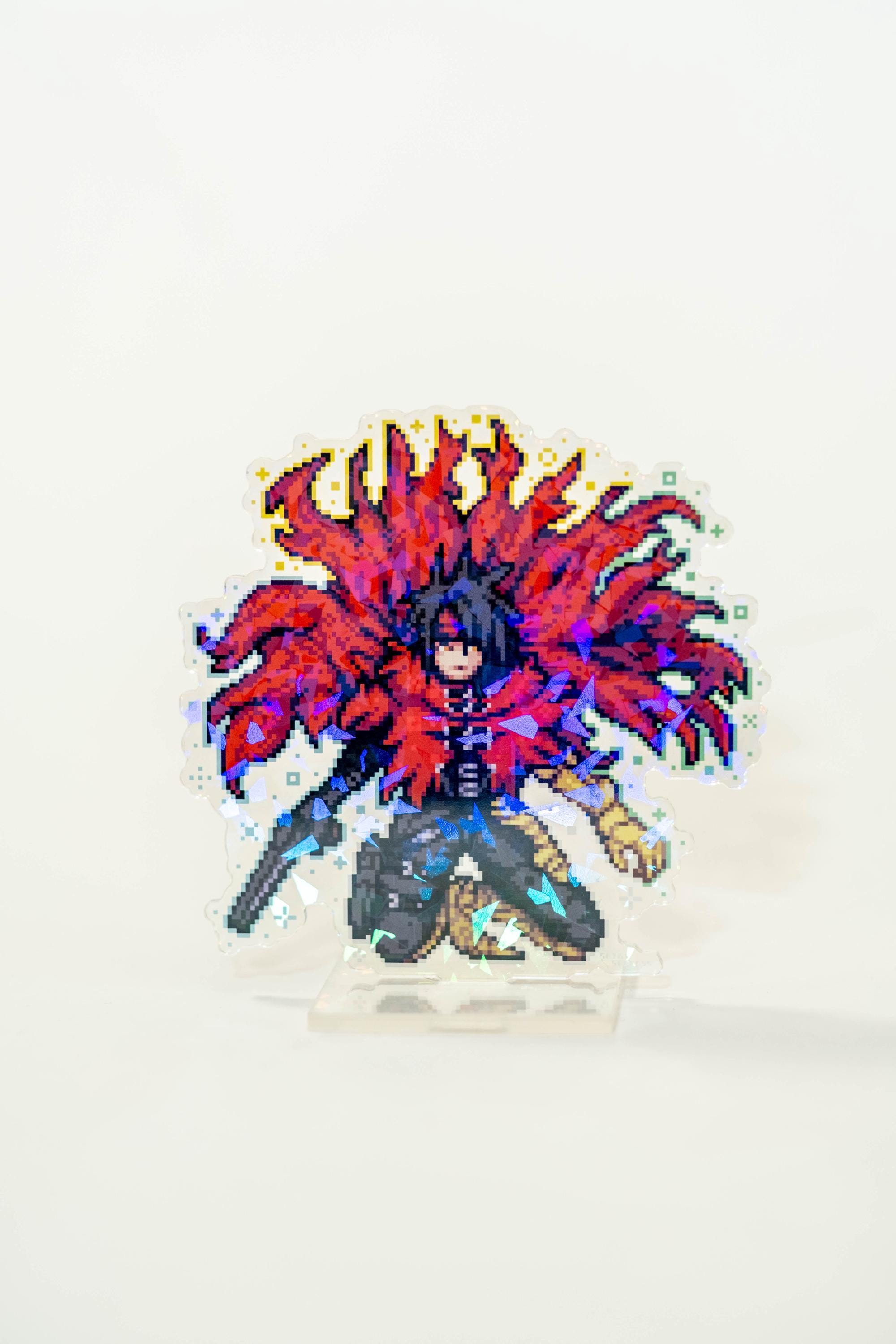 Final Fantasy VII Remake Pixel Art Acrylic Standees| Cloud Strife ...