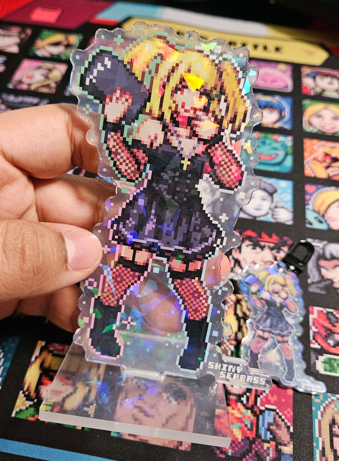 Ded Note Anime Pixel Art Acrylic Standees and Charms | Double Sided ...