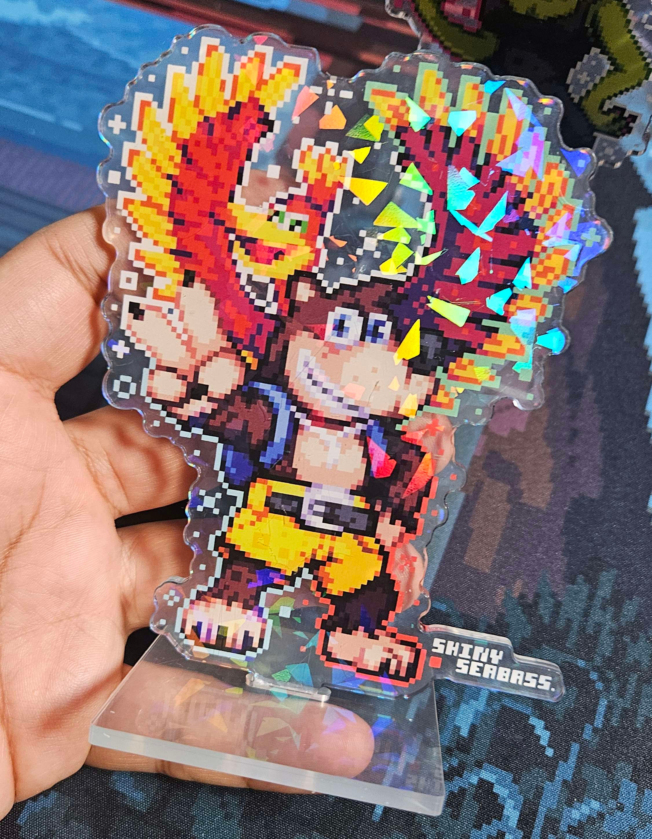 Banjo Kazooie and Gruntilda Pixel Art Acrylic Standees | Double Sided ...