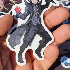 Persona 5 Pixel Art Stickers| Premium Matte Vinyl Stickers| Joker ...