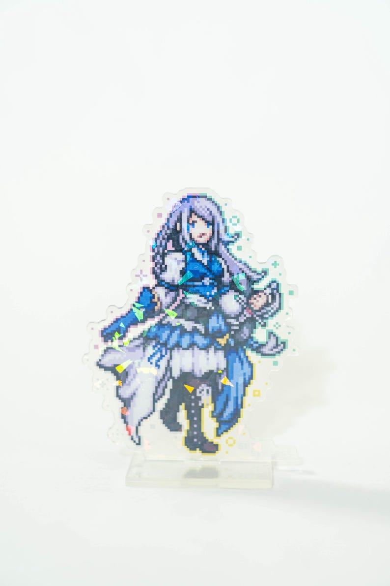 Final Fantasy 16 Pixel Art Acrylic Standees Clive Rosfield Jill Warrick ...