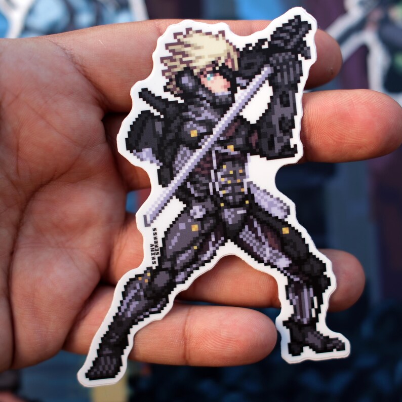 Metal Gear Solid Death Stranding Rising Revengence Pixel Art Stickers ...