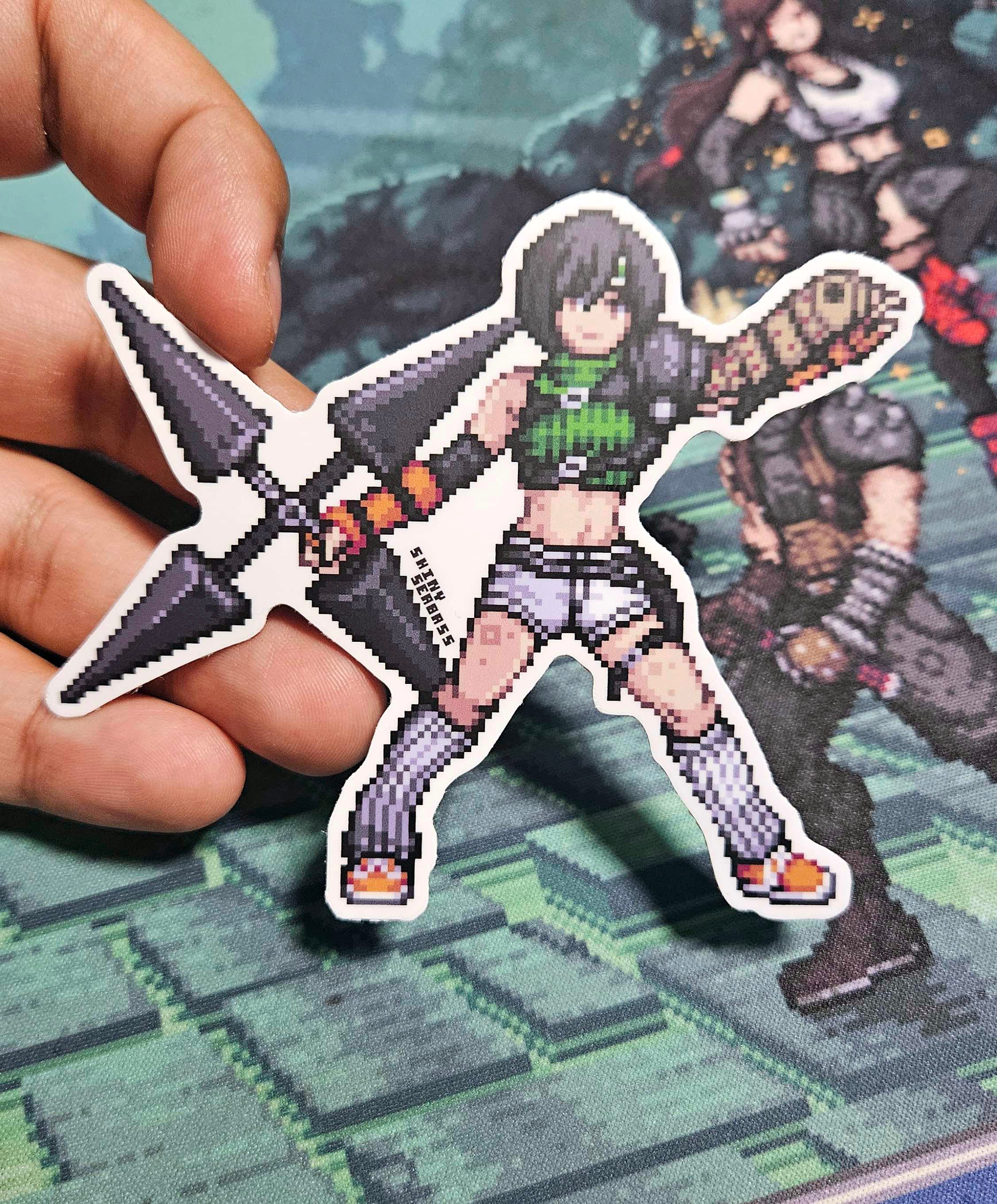 Final Fantasy VII Remake Pixel Art Stickers | Cloud Strife, Sephiroth ...