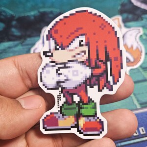 Sonic the Hedgehog Knuckles Echidna Miles Tails Prower Pixel Art ...