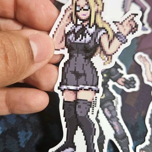 The World Ends With You Pixel Art Stickers Matte Vinyl | Mr H Sho ...