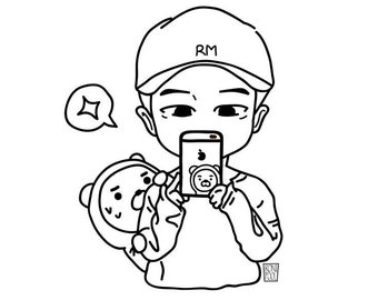 Bts Coloring Page - Etsy