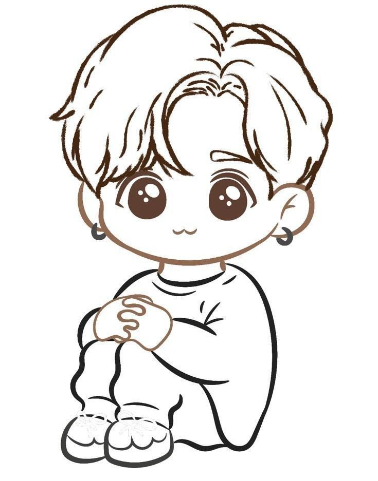 Bts Coloring Page - Etsy
