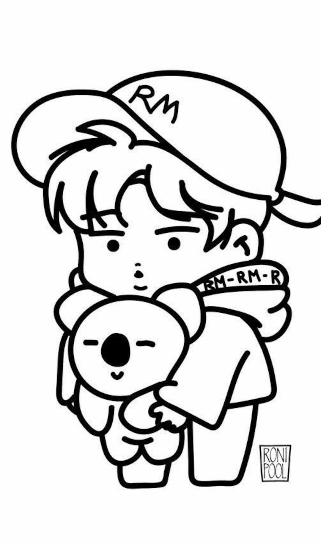 RM Coloring Page - Etsy