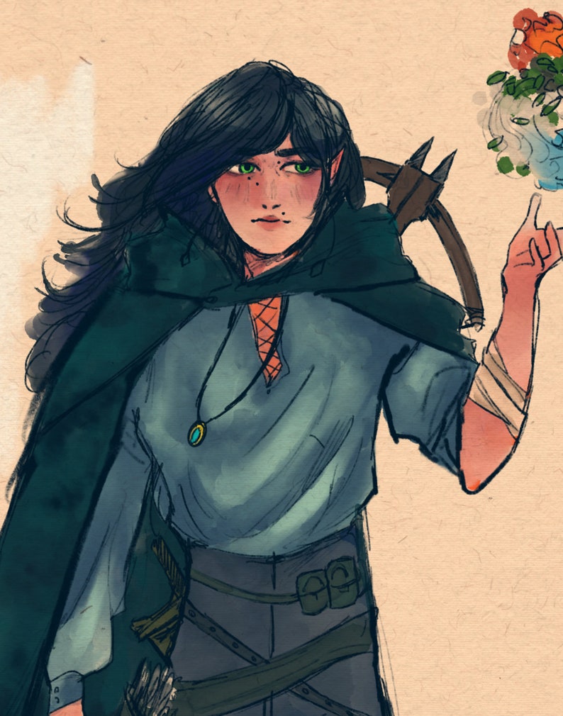 Dnd Character Art Commission OC Art Commission Character - Etsy