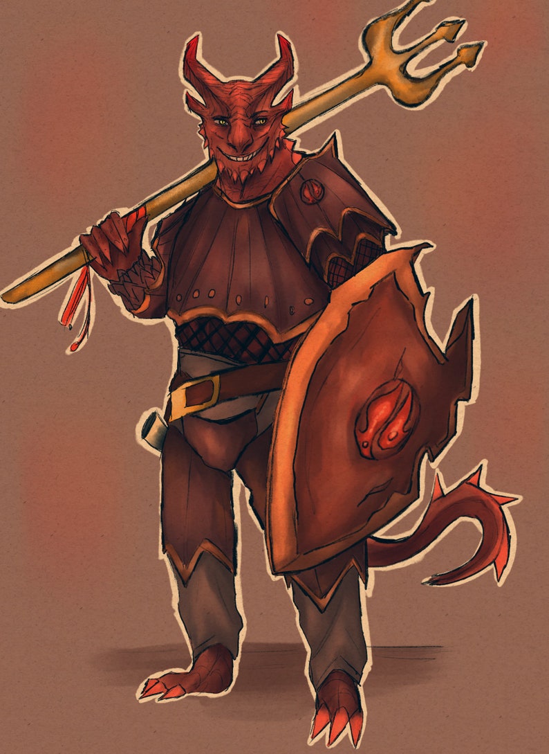 Dnd Character Art Commission OC Art Commission Character - Etsy