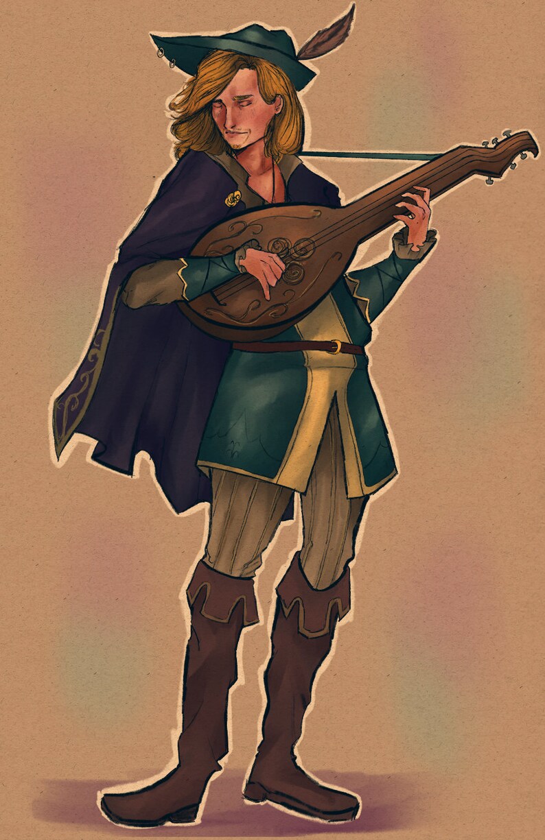 Dnd Character Art Commission OC Art Commission Character - Etsy