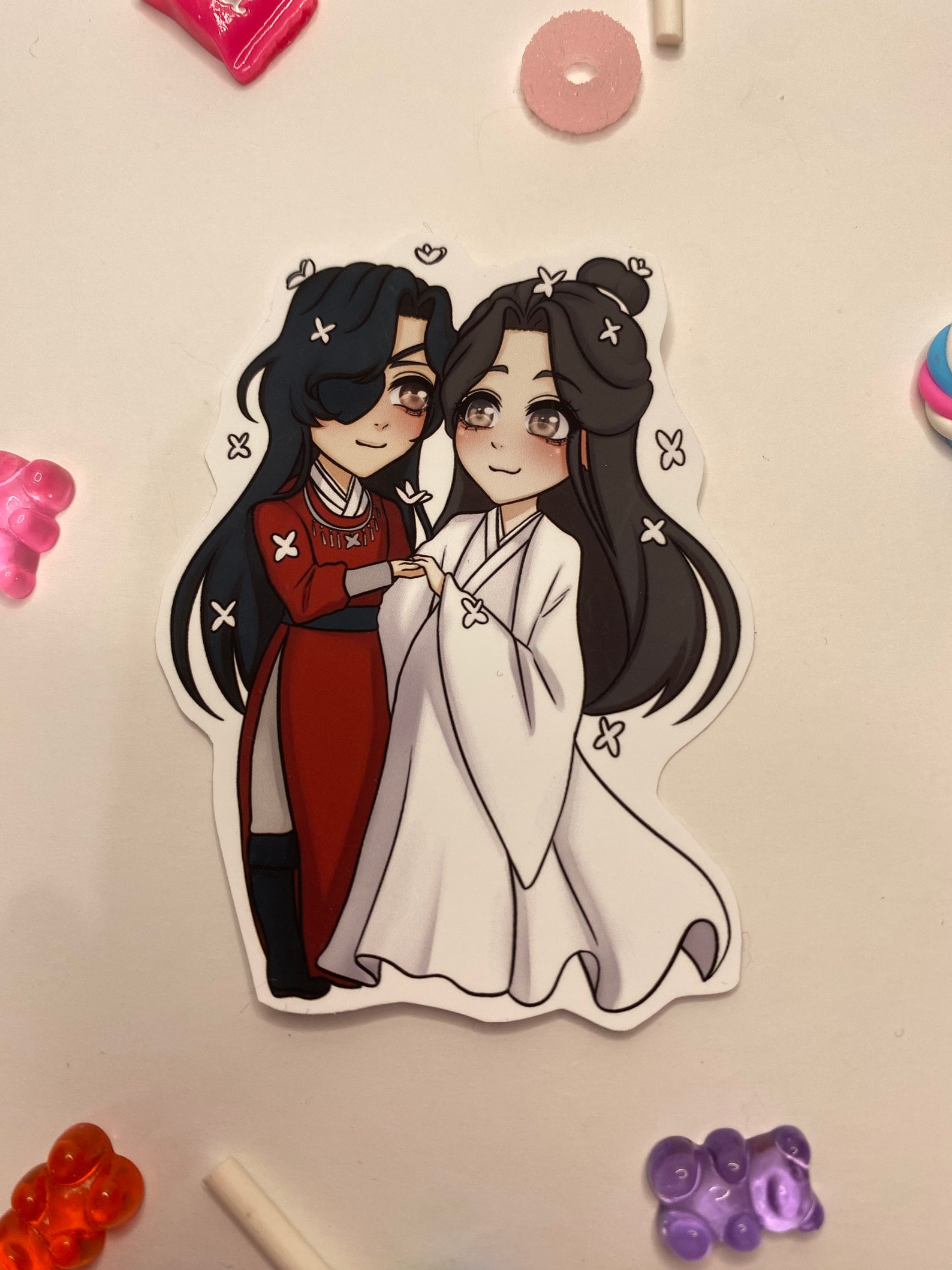 TGCF Hualian Sticker MXTX Hua Cheng Xie Lian Danmei Sticker - Etsy