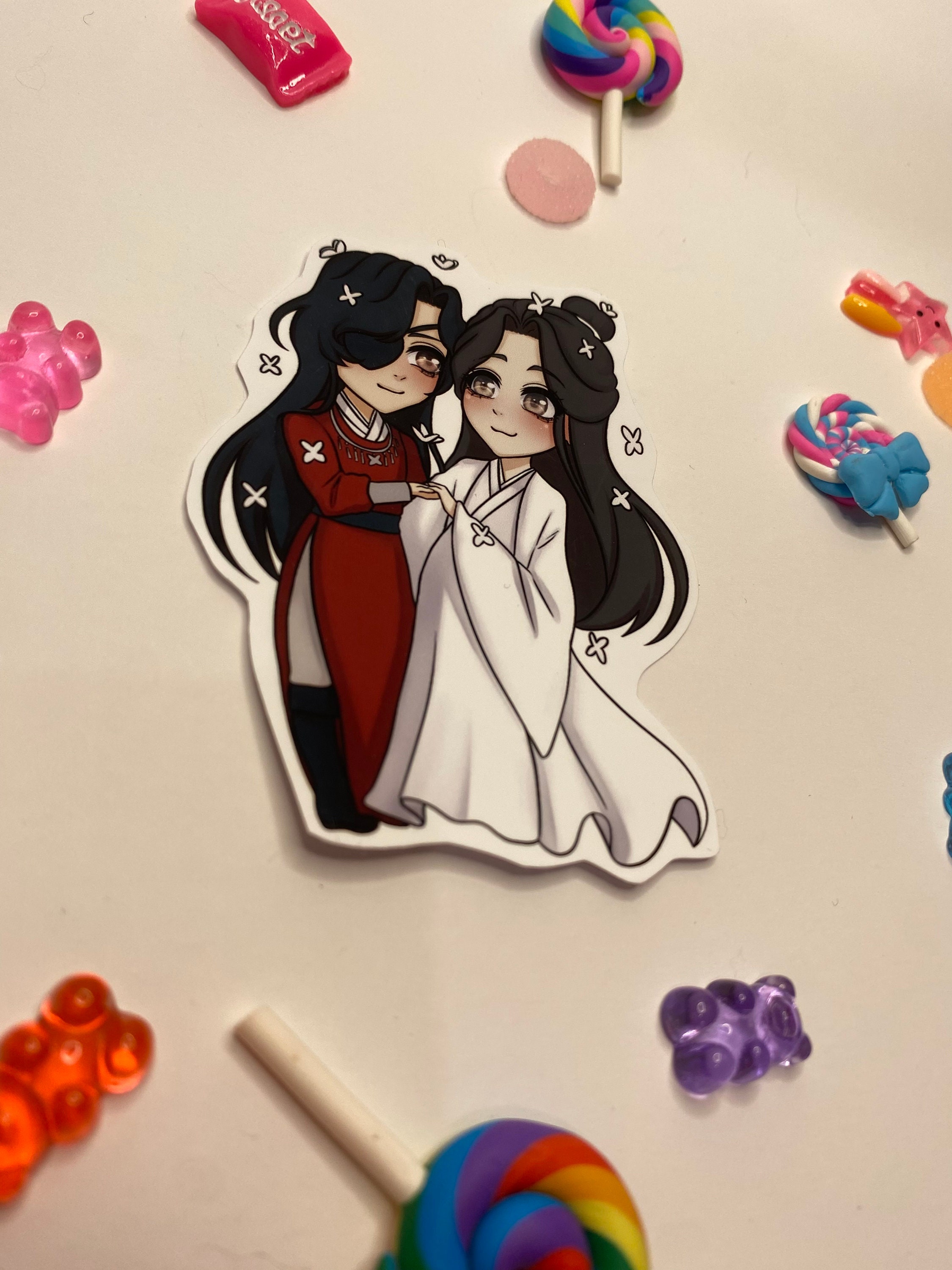 TGCF Hualian Sticker MXTX Hua Cheng Xie Lian Danmei Sticker - Etsy